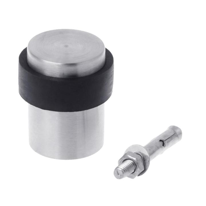 N58C Door Stopper Stainless Steel Floor Mounted Fixed Door Rubber Stops ...