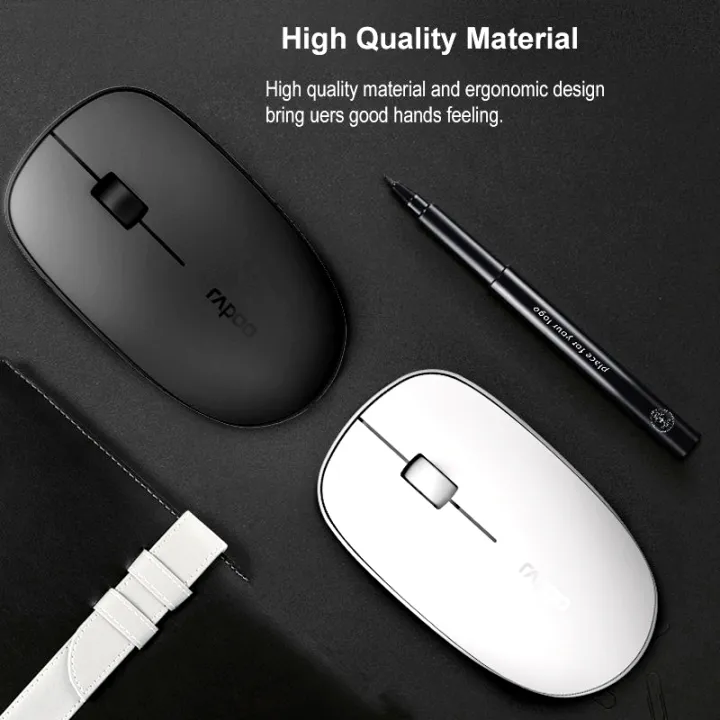 Rapoo M200 Silent Multi-Mode Wireless Mouse – Bluetooth 3.0/4.0 & 2 ...