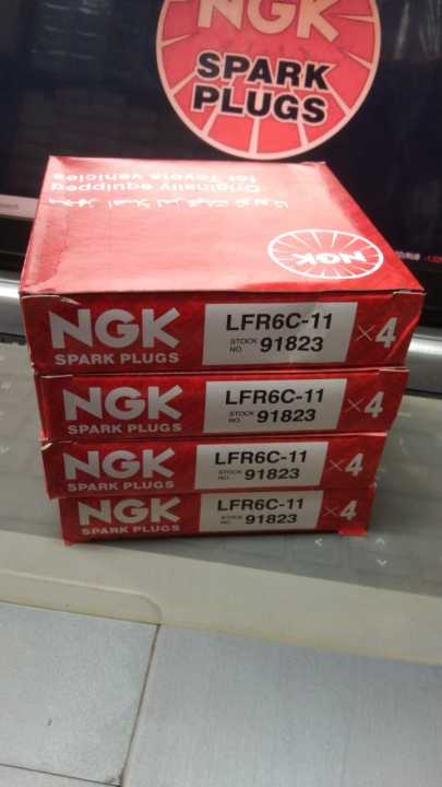 NGK Spark Plug LFR6C-11 for vitz, faw, belta, 1tr, 2tr MADE IN JAPAN (1 ...