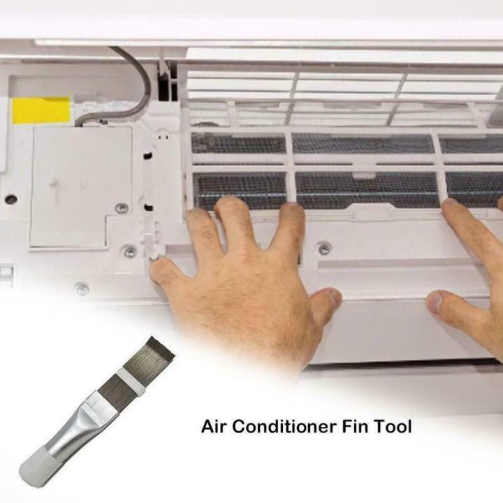 Air Conditioning Fin Cleaning Comb Stainless Steel Fin Straightener ...