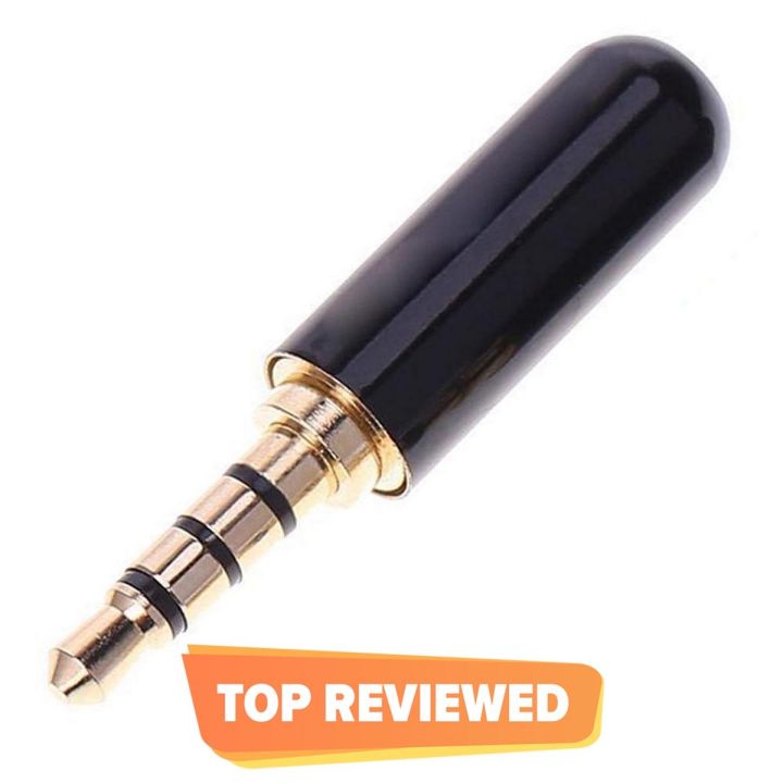 Headphones Repairing 3.5mm TRRS Male Plug 4 Pole Audio Jack Adapter ...