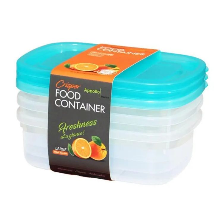 600ml Plastic Food Storage Containers, Premium Quality Food Container ...