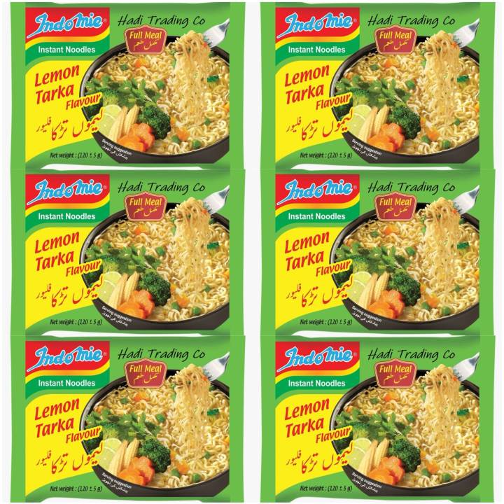 Indomie Noodles 120 Gm Lemon Tarka pack of 6 | Daraz.pk