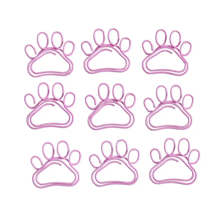 Metal paw paper clip Party Bookmark clip for Office supplies Wedding ...