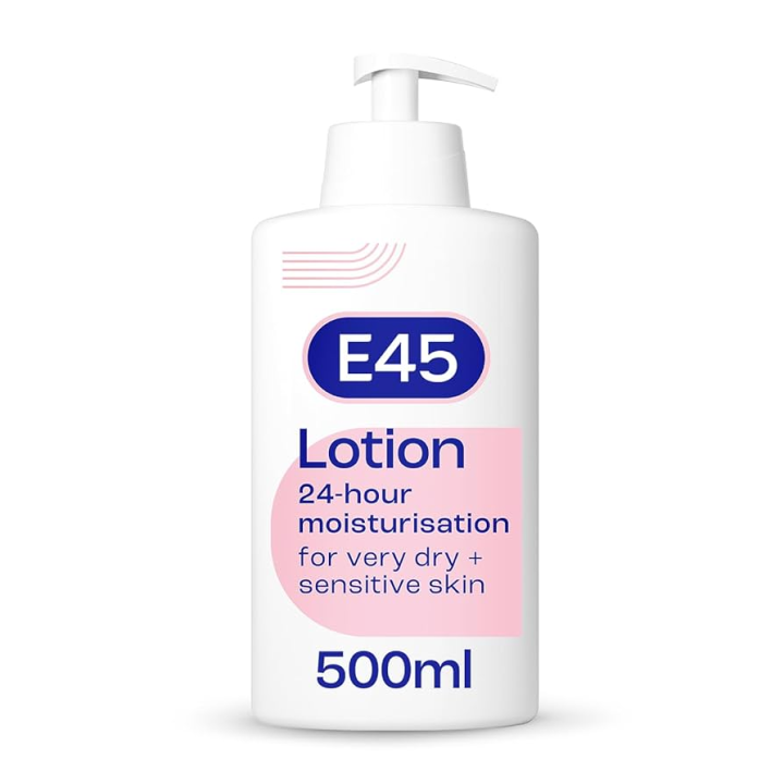 E45 Moisturising Lotion – 500ml (Daily Hydration for Dry & Sensitive ...