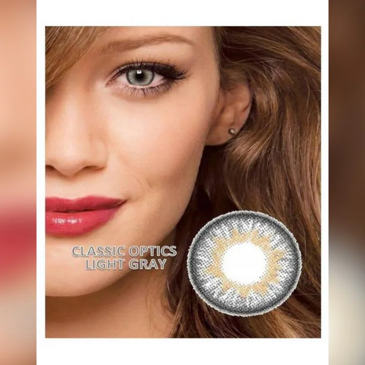 Daily Wear Light Gray Triple Shade Contact Lenses-Us Vision | Daraz.pk
