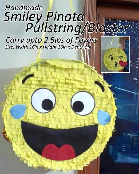 Smiley EMOJI Face Pinata for Kids Birthday Parties (Empty) | Daraz.pk