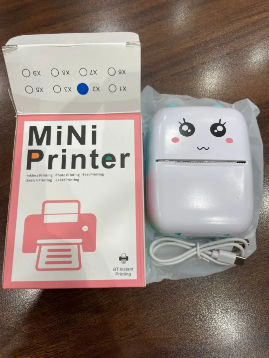 Portable Inkless Pocket Mini Printer - Bluetooth Thermal Printer APP ...