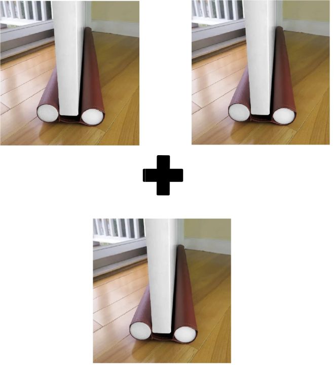 Pack of 3 Door Draft & Dust Stopper (Insect Protector) (40 inches ...