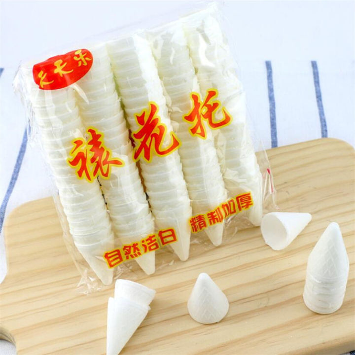 90 Pcs 40*25mm Kitchen Glutinous Rice Cake Decorating Care Rose Flower ...