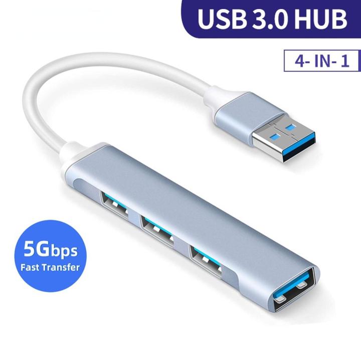 USB HUB Multiple Hub Converter USB Splitter 4 Ports Hight Speed USB 3.0 ...