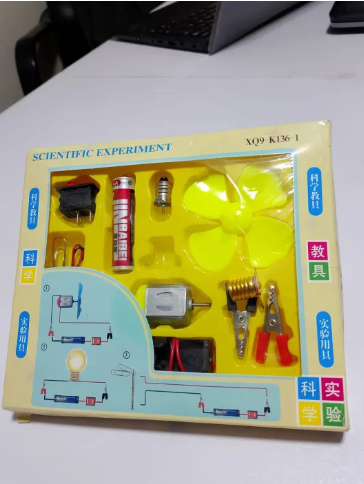 Beginner Science Experiment Kit for Kids - 3 Experiments with Fan Motor ...
