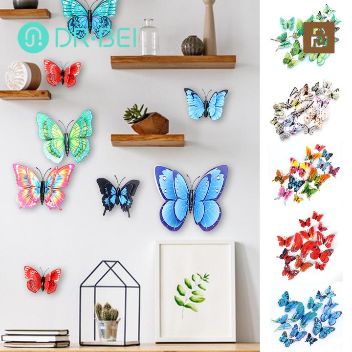 Washing Machine Butterfly Magnet Colorful Double-layered Butterfly ...
