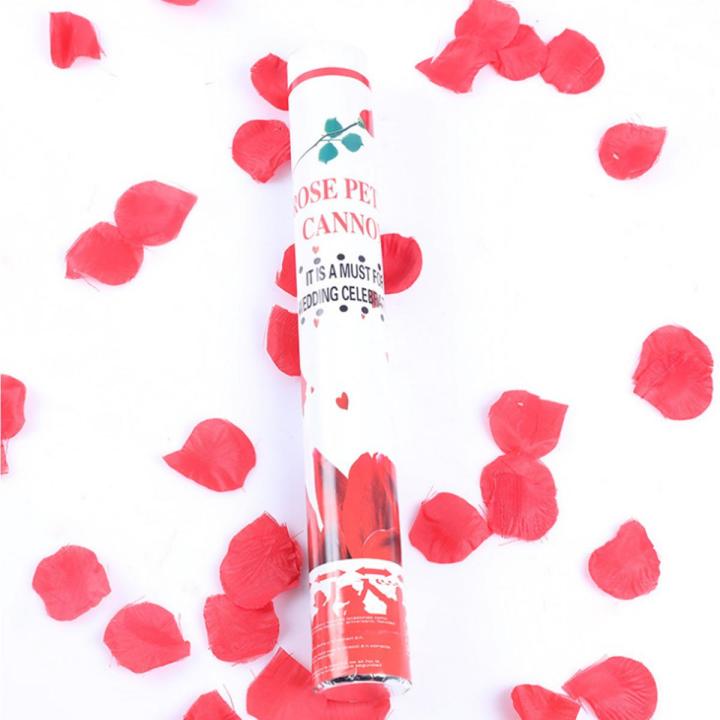 Pack of 1-2-3-4-5-6-12 Large Rose Petals Party Poppers for Wedding ...