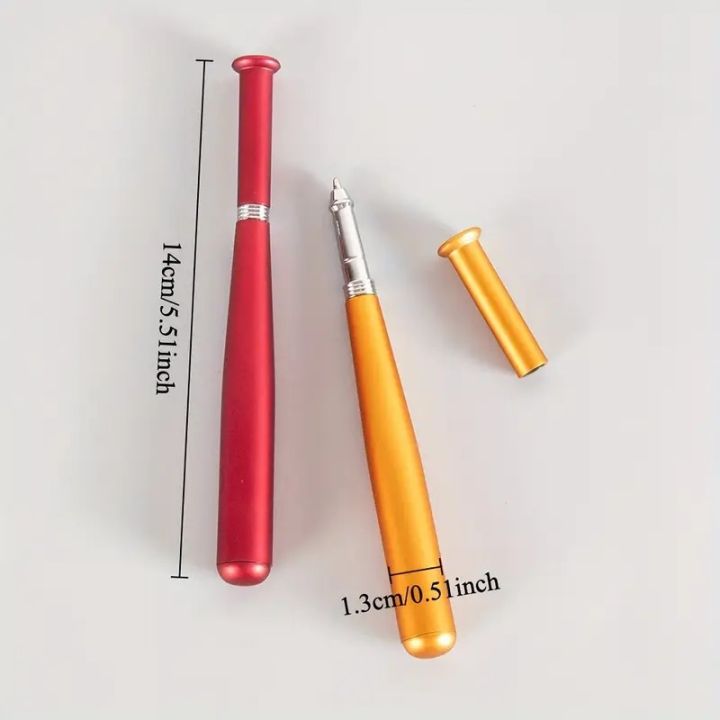 Baseball Bat Shaped Ballpoint Pen – Unique Stationery Gift for Kids ...