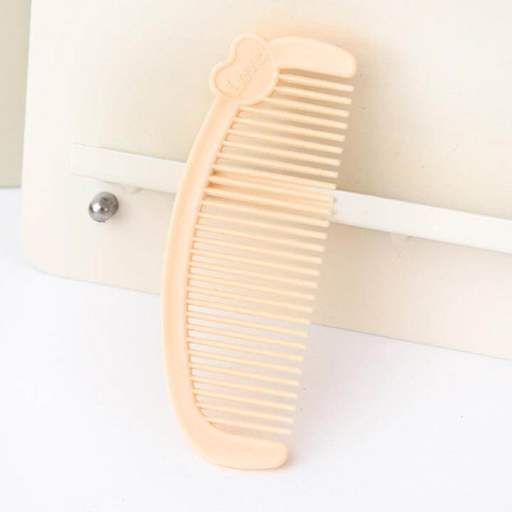 Plastic Cartoon Comb Adorable Pink/Purple/Beige/Blue 10.8 * 3.9cm Mini ...