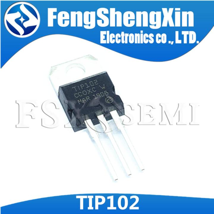 10pcs/lot TIP102 TO-220 T1P102 TO220 Darlington transistor | Daraz.pk