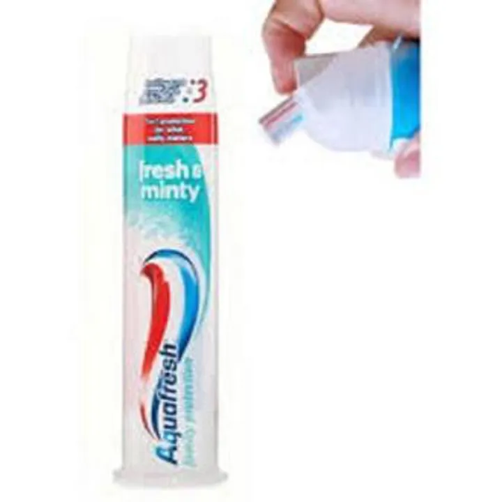 Aquafresh Pump Toothpaste Fresh Minty | Family triple protection fresh ...