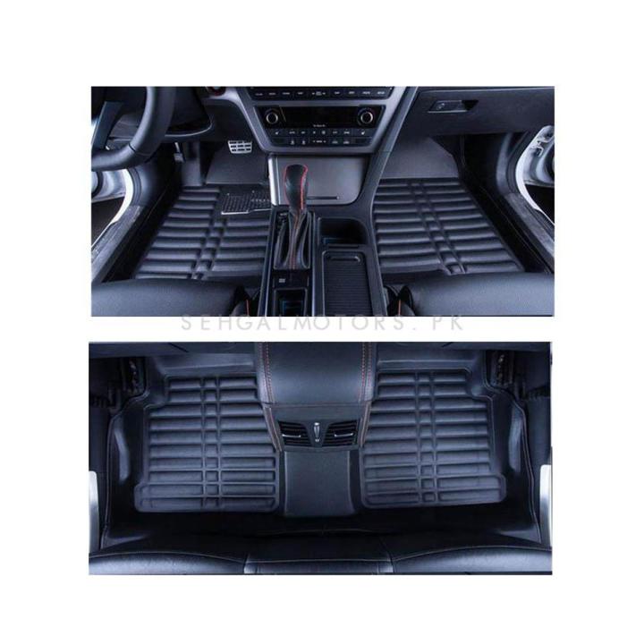 Honda Civic 5d Custom Floor Mat Black 3 Pcs Model 2012 2016 Daraz Pk