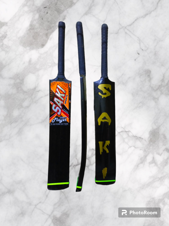 Saki Bat / Saki Cricket Bat for Boys / Tape Ball cricket Bat with long ...