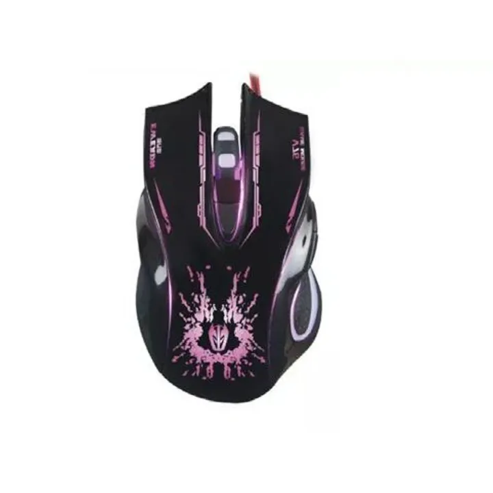 Gaming Lightning Mouse V76 | Color Backlit Mouse Game | Daraz.pk