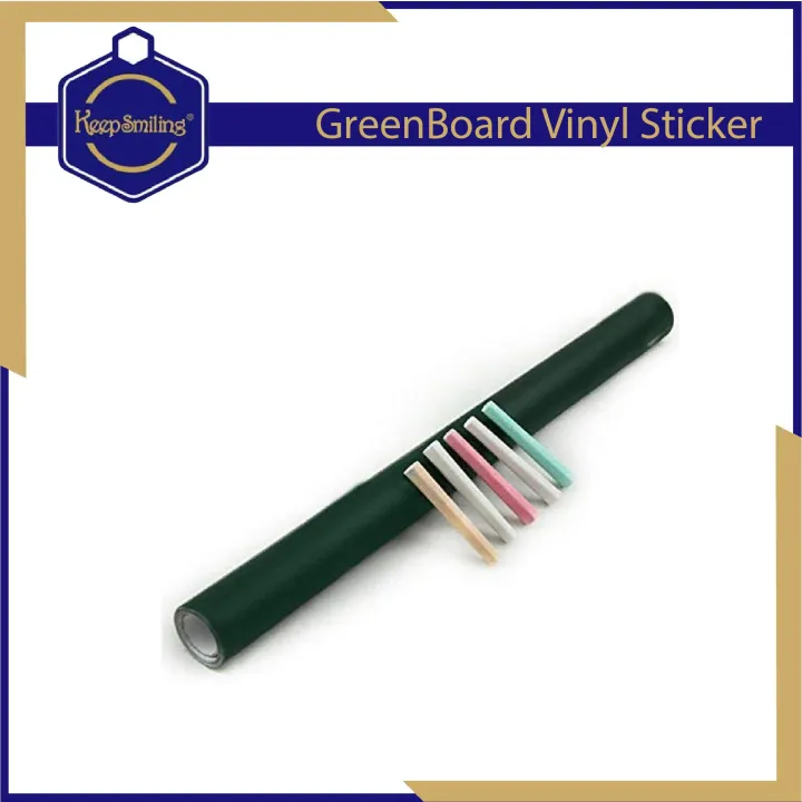 Keep Smiling Greenboard Vinyl Sticker Chalkboard For Kids Greenboard ...