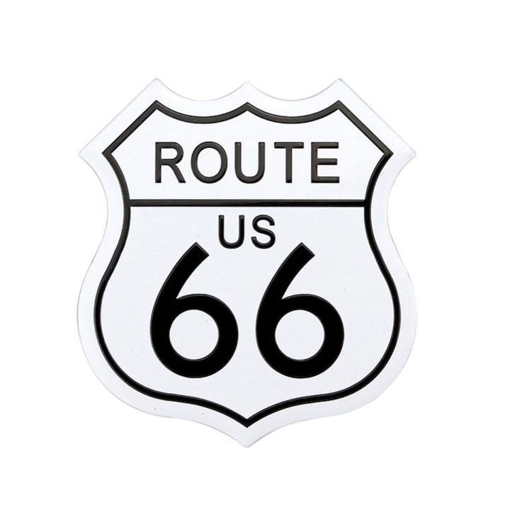 Vinyl Sticker Long-term Durability 3D Process Design Aluminum Route 66 ...