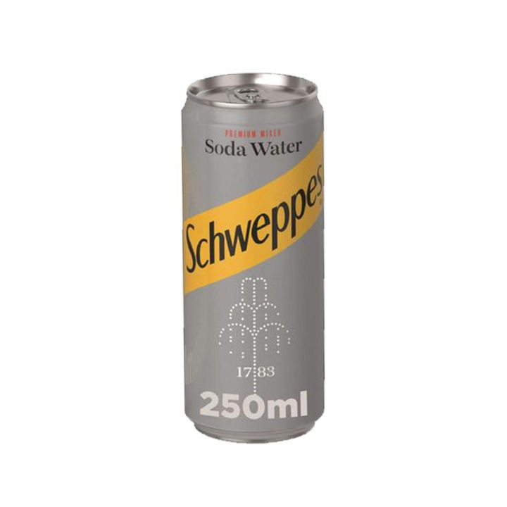 Schweppes Soda Water Can 250ml | Daraz.pk