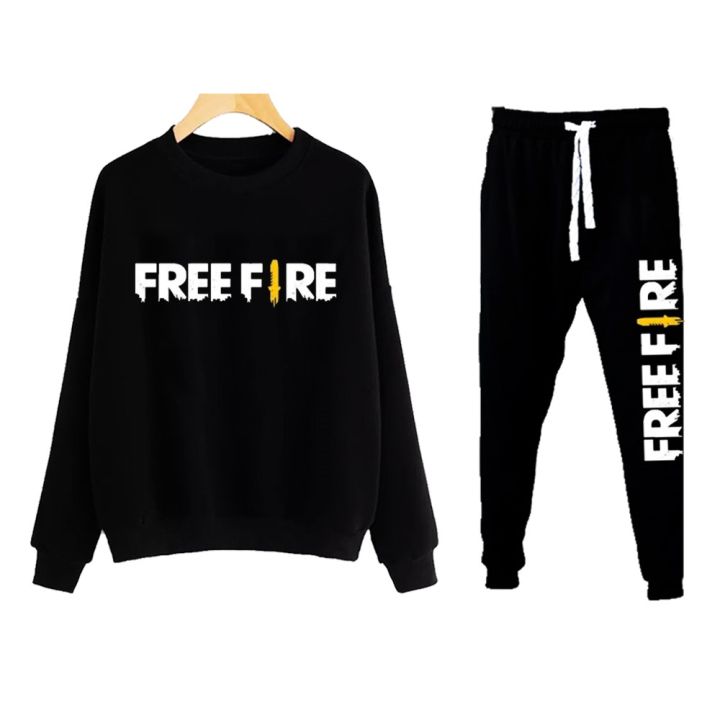 Free Fire Collection Printed Sweatshirt And Trouser Export Quality ...