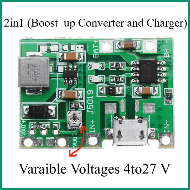 J5019 Hw 357: Versatile Li-ion Charger And Boost Module For a Wide ...