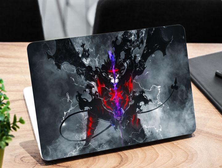 Black Asta Black Clover Laptop Skin Vinyl Sticker Decal, 12 13 13.3 14 ...