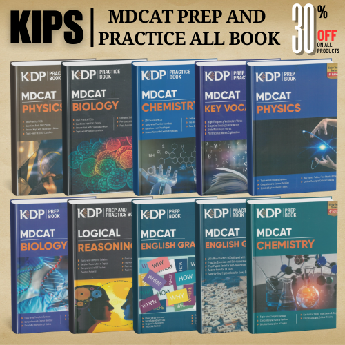KIPS MDCAT PREP AND PRACTICE ALL BOOK SET (4th Edition) | Latest ...