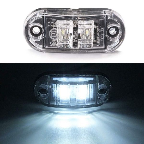 10-30V Universal LED Side Marker Lights Lamp Indicator Light for Cars ...