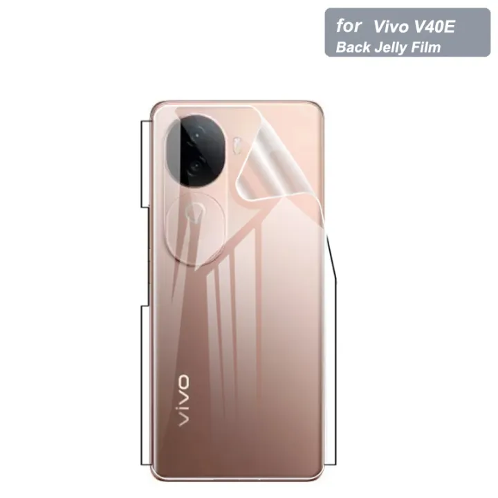 Vivo V40E Back Jelly Protector Soft Clear TPU Hydrogel Film Protection ...