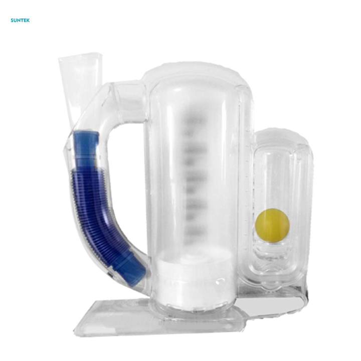 Inspiratory Exerciser, 5000ml Apparatus Capacity Breathing Trainer ...