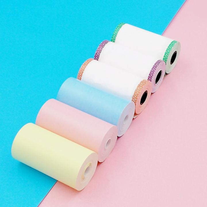 1PC/3PCS Rolls Thermal Paper Sticker Paper Label Paper Photo Paper ...