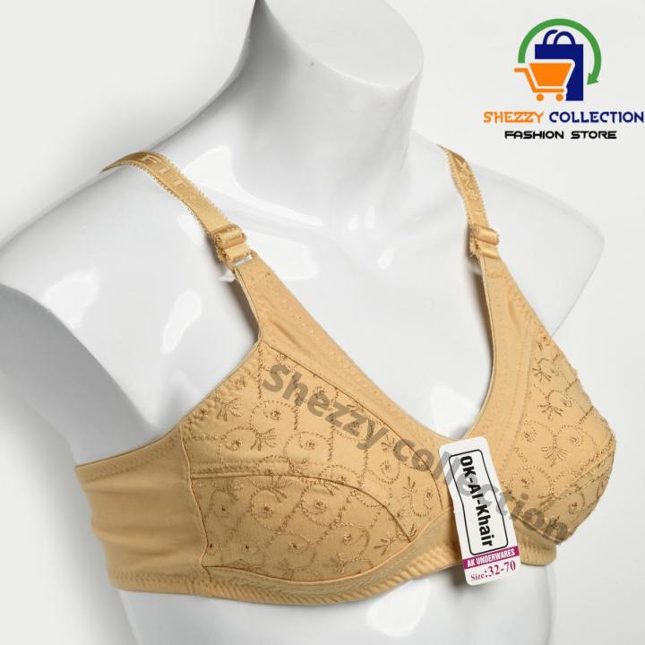 Ladies Classic Cotton Chicken Kari Bra (SH-102) | Daraz.pk