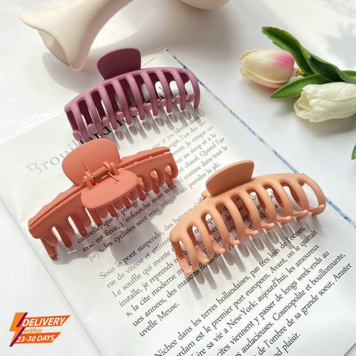 Frosted Colored Hair Clips | Daraz.pk