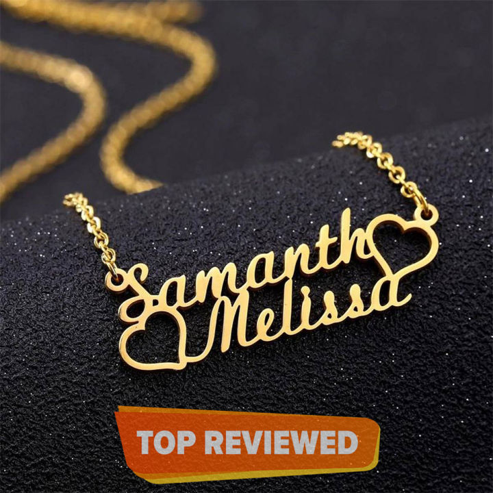 Customized Trendy Locket Chain Necklace With Your Name - Premium ...