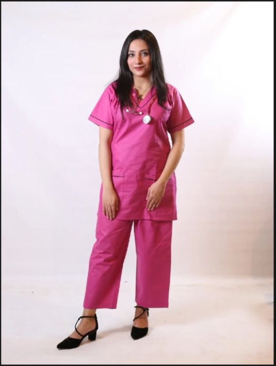 Doctors OT Dress-Scrub V Shape Best Quality Scrub Suit For women ...