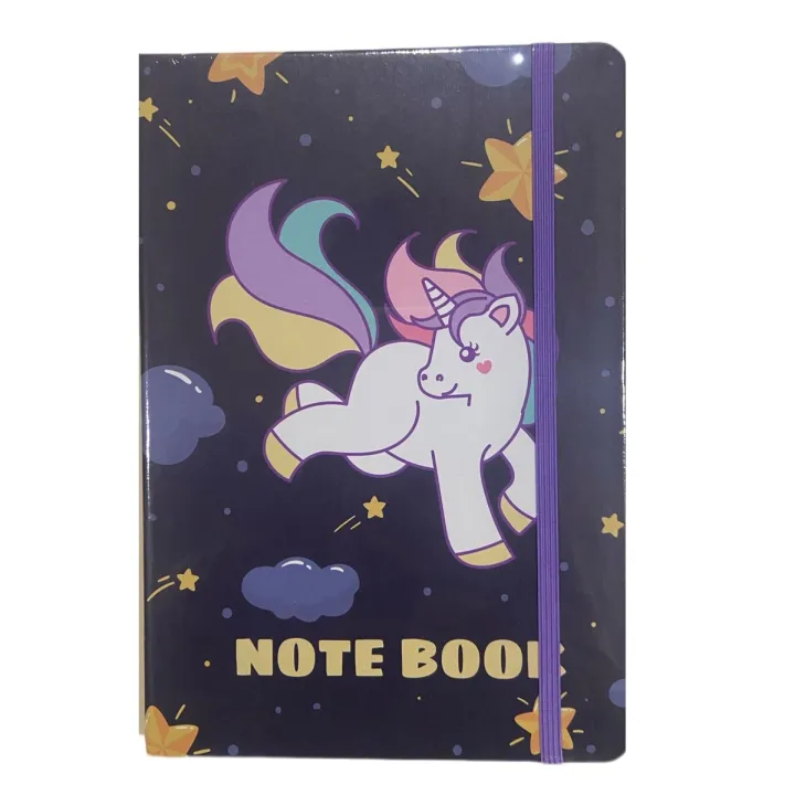 Premium quality Note book - Unicorn dark theme note book for girls ...
