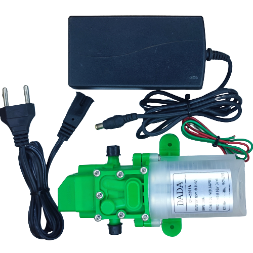 High Pressure water Pump for instant geyser with power supply adapter ...