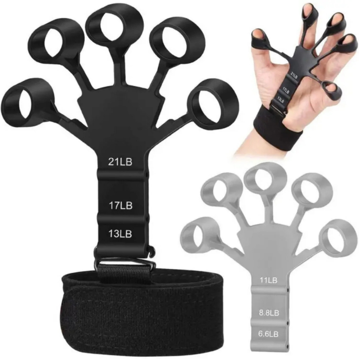 ZMM Double-Sided Grip Strength Trainer – Adjustable Finger Exerciser ...