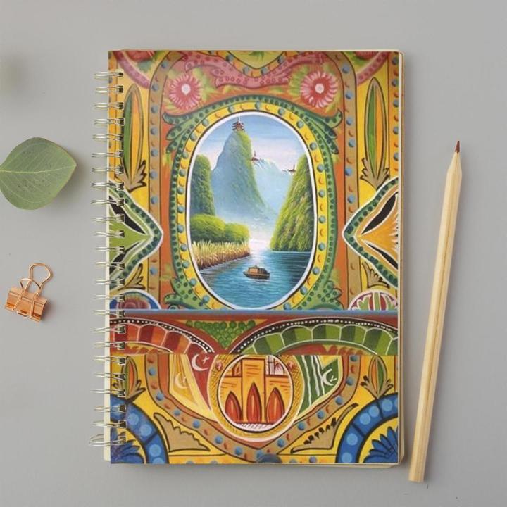 Truck Art-A4 & A5 Spiral Notebook with Plastic Sheet | Daraz.pk