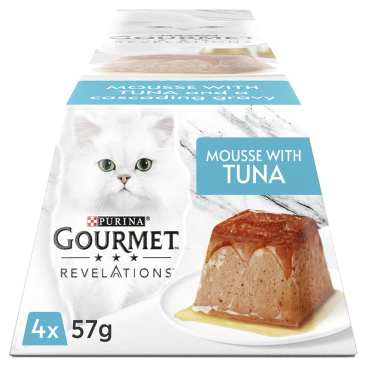 Purrina Revelations Adult Wet Cat Food Mousse Tuna Flavor 4pcs | Daraz.pk