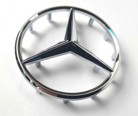 52mm 57mm Mercedes Benz Steering Wheel Center Star Emblem logo Monogram ...