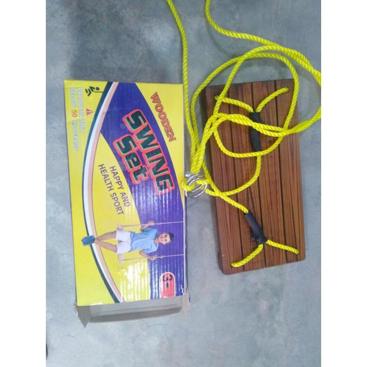 Wooden swing for kids | Daraz.pk