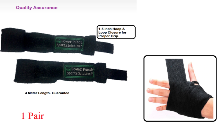 Hand wrap boxing bag mma hand wrap wrist grip boxing gloves | Daraz.pk