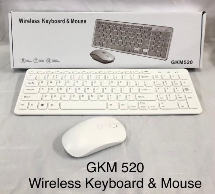 GKM520 Wireless Keyboard and Mouse Set - 2.4G Wireless Keyboard for ...