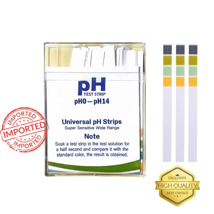 pH 1-14, Ph strips, Test Indicator Litmus Paper Water Soil Testing Kit ...